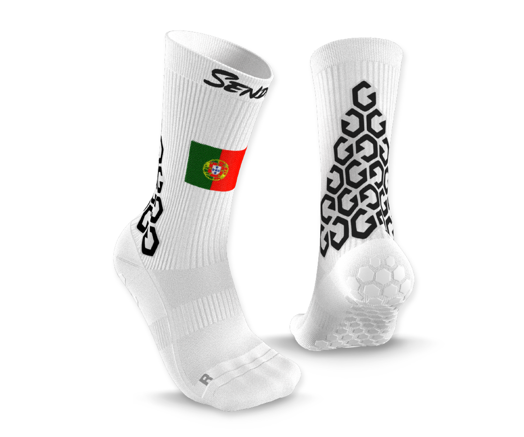 Portugal Gravity Grip Socks – Senda Athletics